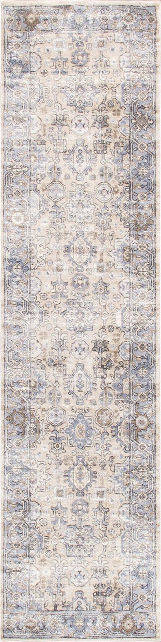 Canvello Modern Amadeus Design Power Loom Runner- 2'6" X 10' - Canvello