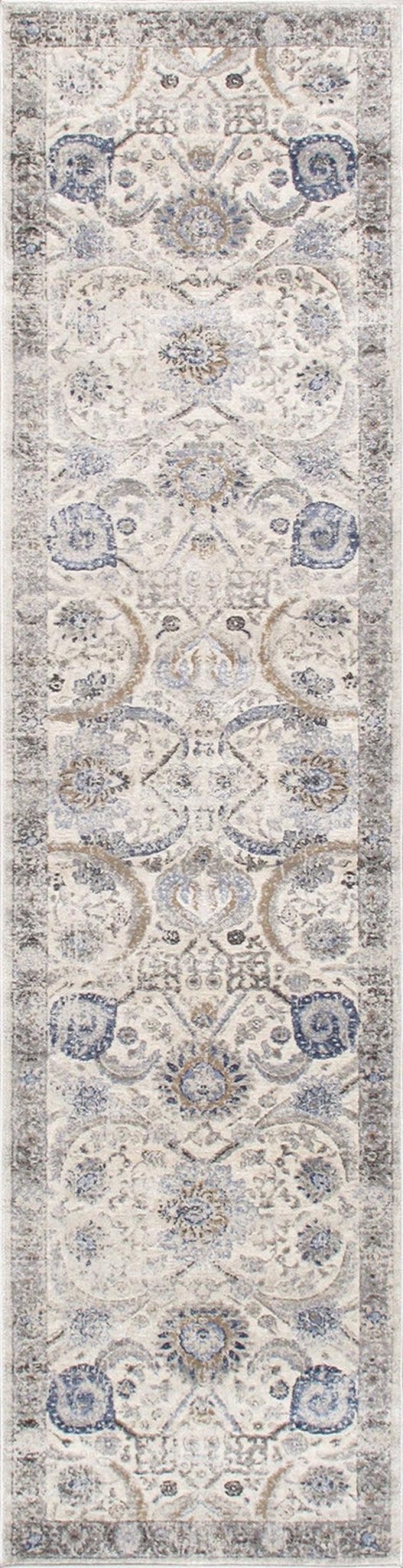 Canvello Modern Design Power Loom Runner- 2'6" X 10' - Canvello
